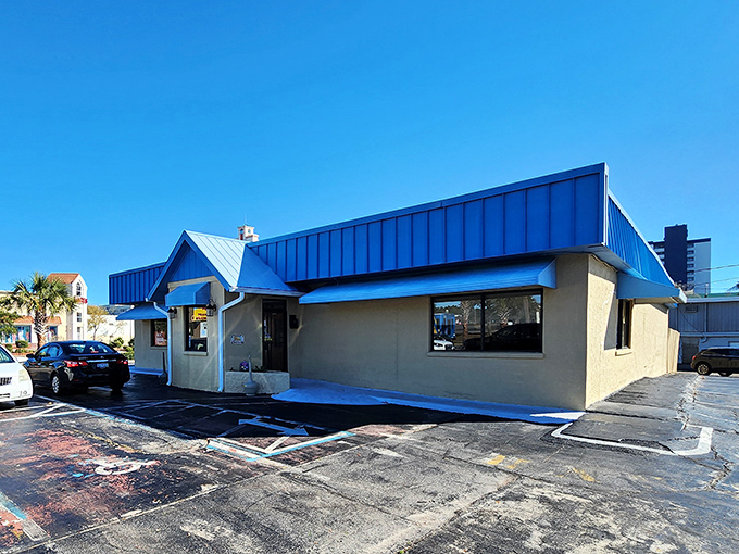 Sometimes the best restaurants look like they borrowed their roof from a beach cottage circa 1985.