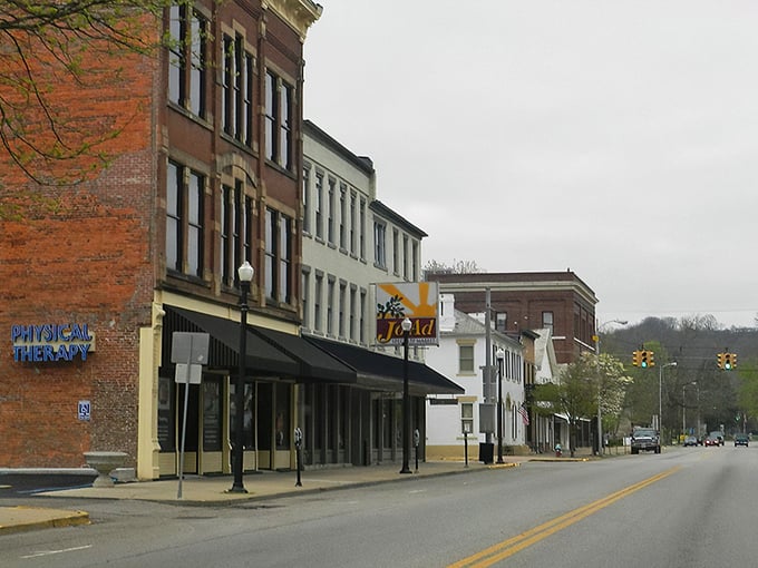 Main Street McConnelsville looks like it was plucked straight from a Hallmark movie, complete with historic brick buildings and that small-town charm you can't manufacture.