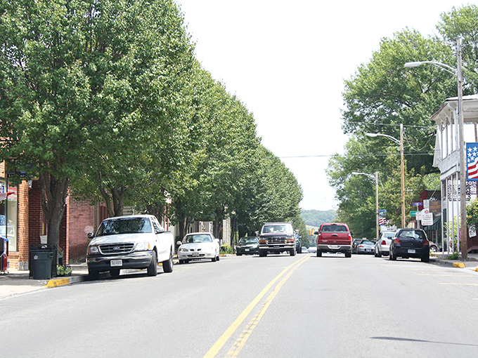 Tree-lined streets and historic buildings create Strasburg's perfect small-town atmosphere. Like stepping into a Norman Rockwell painting with better parking options.