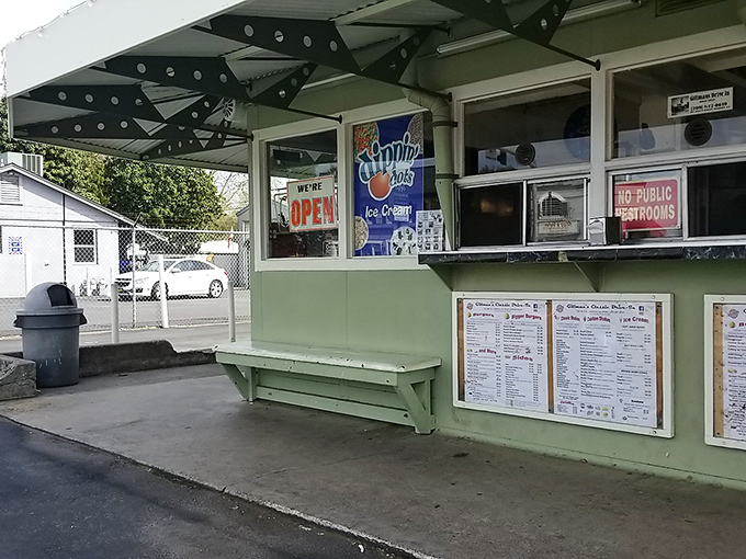 The classic Americana storefront where countless burger dreams have come deliciously true since who knows when.