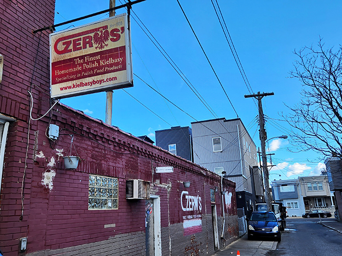 The weathered brick exterior of Czerw's might not win beauty contests, but that faded red building houses some of the most magnificent kielbasa in the Northeast.