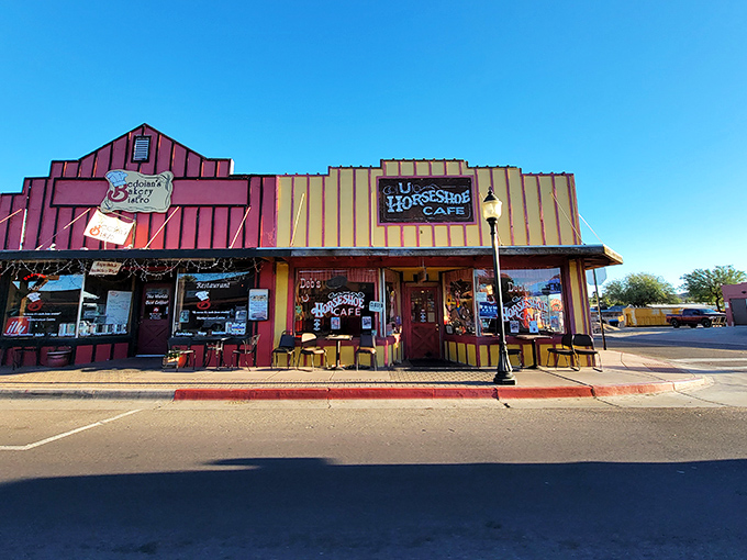 Welcome to breakfast headquarters, where Western charm meets serious coffee and even more serious portions.