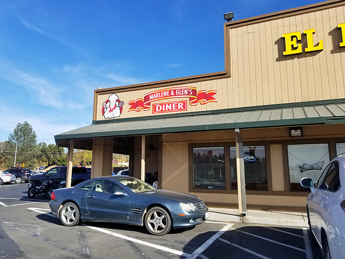 The unassuming exterior of Marlene & Glen's Diner might not stop traffic, but locals know this tan building houses breakfast gold worth its weight in pancakes.