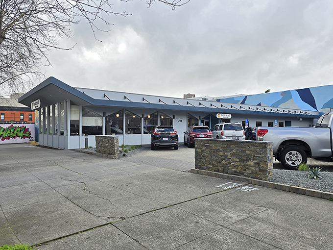 Buttercup's distinctive blue-trimmed exterior might not scream "food paradise," but locals know better&mdash;this unassuming Oakland gem hides breakfast treasures within.
