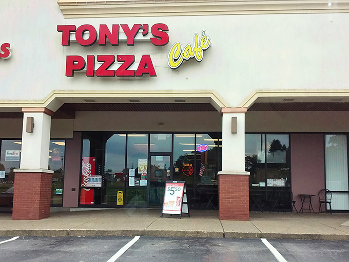 Tucked into a modest strip mall, Tony's Pizza Cafe proves that extraordinary culinary treasures often hide in the most unassuming locations.