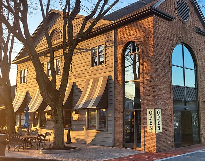 Miller's Smorgasbord stands like a culinary lighthouse in Ronks, its brick-and-siding exterior promising comfort food treasures within. The perfect Pennsylvania Dutch welcome wagon.