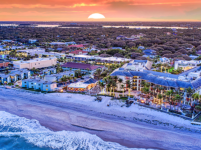 Sunset paints the sky in shades of sherbet over Vero Beach, proving Mother Nature is still the most talented artist on Florida's Treasure Coast.