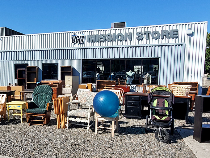 The unassuming exterior of Union Gospel Mission Store hides a treasure trove within. Like a Vegas casino, what happens inside rarely stays there&mdash;it follows you home in your trunk.