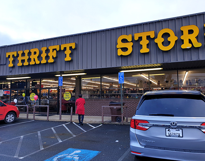 Half-off signs and a packed parking lot on a Tuesday? This is where retail therapy meets treasure hunting.