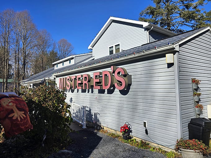 The colorful mural welcomes visitors with a visual feast of candy, elephants, and local history. Sweetest tradition indeed!