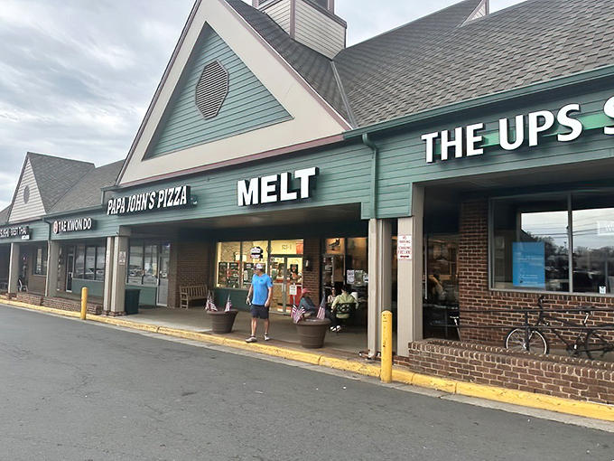 Hiding in plain sight at a suburban strip mall, Melt's modest exterior belies the burger magnificence waiting inside. Like finding a diamond in a plastic toy ring.