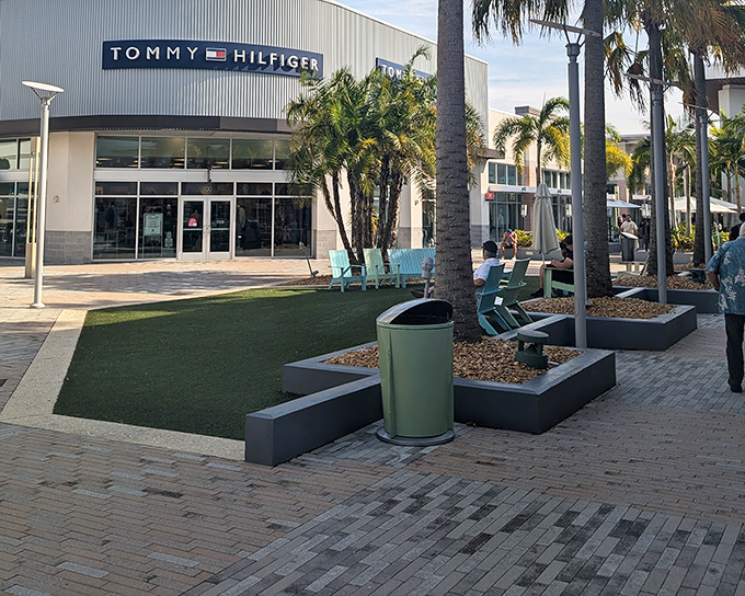 Tommy Hilfiger's storefront beckons with that all-American preppy charm that never really goes out of style.
