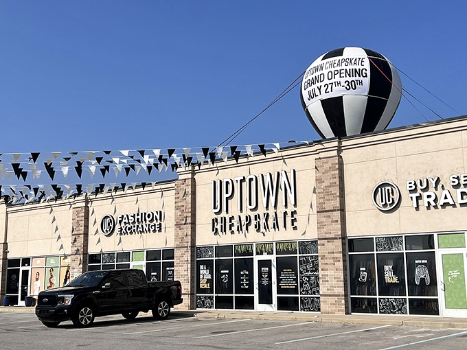 The storefront promises what every fashionista dreams of: designer labels without designer prices. Welcome to Fort Wayne's temple of thrifty treasures.