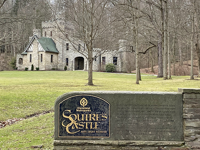 Straight out of a fairy tale, Squire's Castle stands proudly among Ohio's trees, proving you don't need a passport to find medieval charm.