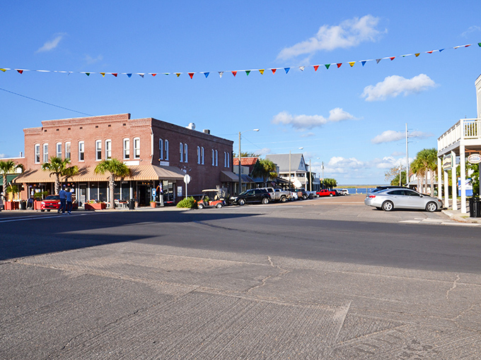 Those colorful flags dancing in the breeze aren't just decoration &ndash; they're a cheerful reminder that in Apalachicola, every day feels like a small-town celebration.
