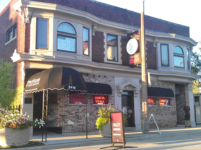 The brick fa&ccedil;ade of Five O'Clock Steakhouse stands like a time capsule on Milwaukee's West State Street, its neon sign beckoning hungry carnivores since the Truman administration.