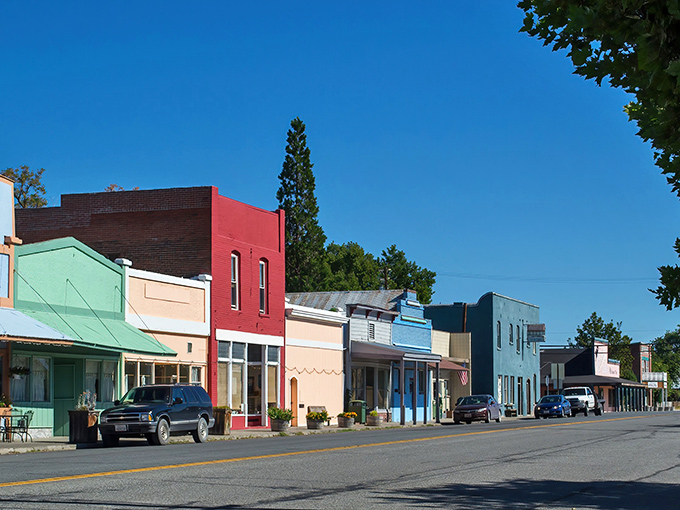 Yreka's colorful downtown looks like someone took a paintbrush to history &ndash; these vibrant storefronts are small-town America with a California twist.