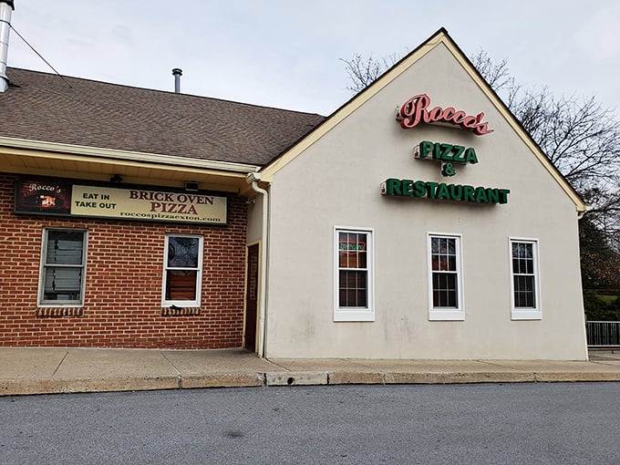 That brick-and-cream exterior might look modest, but behind those walls lives bruschetta that'll ruin you for life.