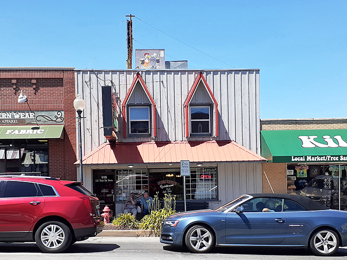 The unassuming exterior of Farmhouse Restaurant in downtown Branson hides culinary treasures that locals have cherished for decades.