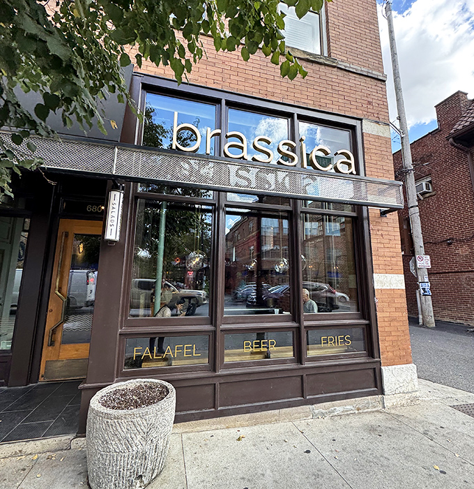 Brassica's sleek storefront in Columbus' Short North district invites passersby with its modern fa&ccedil;ade and warm wooden accents&mdash;Mediterranean magic hiding in plain sight.