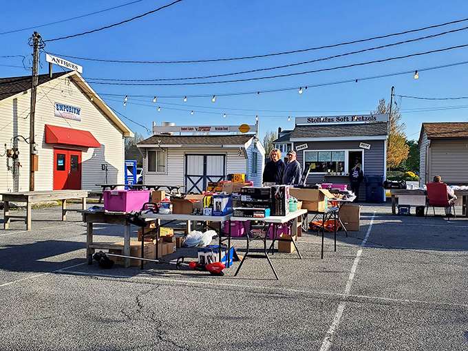 Small-town entrepreneurs set up shop under blue skies, where yesterday's knickknacks become tomorrow's conversation pieces. The thrill of the hunt begins!