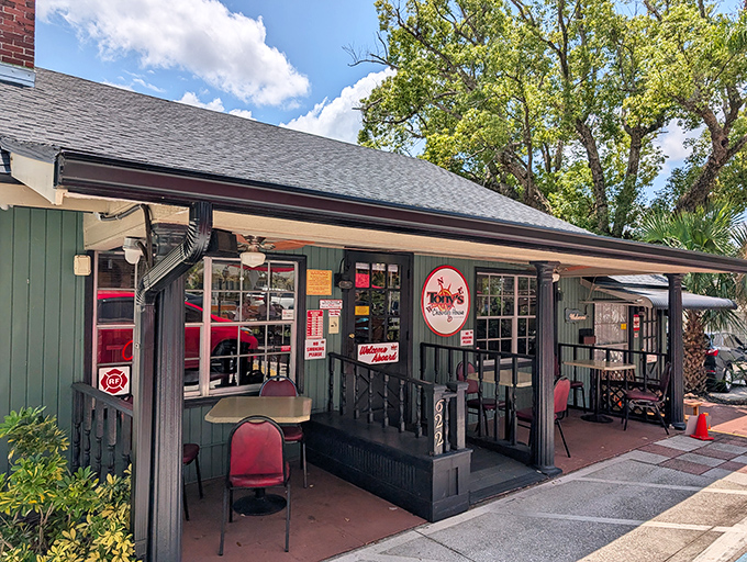 The unassuming seafoam-green cottage with a covered porch might not scream "culinary destination," but that's exactly what makes discovering Tony's so satisfying.