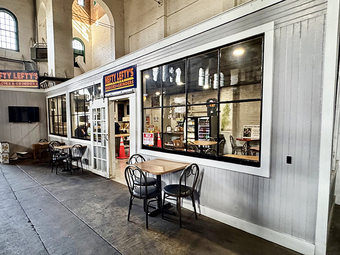 This architectural beauty houses sandwich dreams &ndash; York's historic market building knows how to make an entrance.