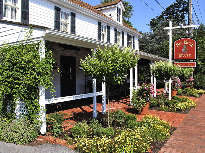 Ivy-draped charm and a brick walkway that's seen generations of hungry Delawareans heading in for their favorite meal.