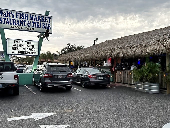 Welcome to seafood heaven, where the tiki torches burn bright and dinner comes with a side of Florida magic.