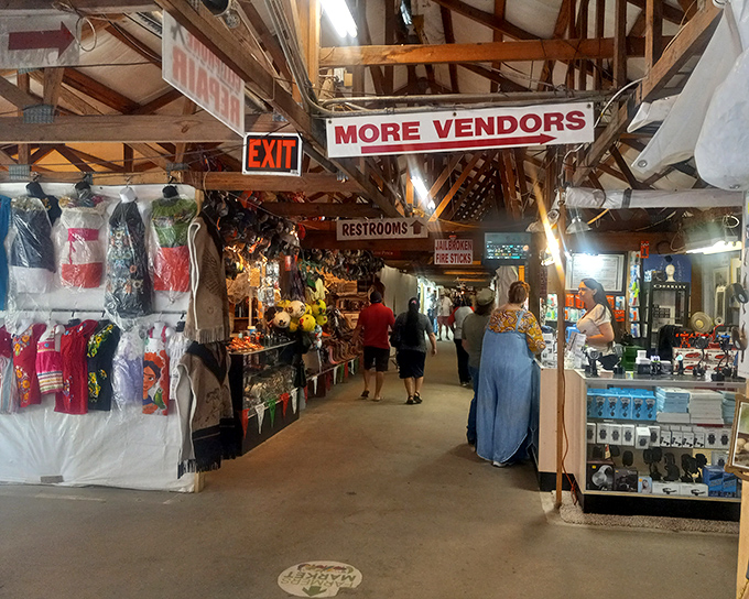 The entrance to treasure-hunting paradise! Vintage signs and rustic charm welcome bargain hunters to this Savannah institution where one person's castoffs become another's conversation pieces.