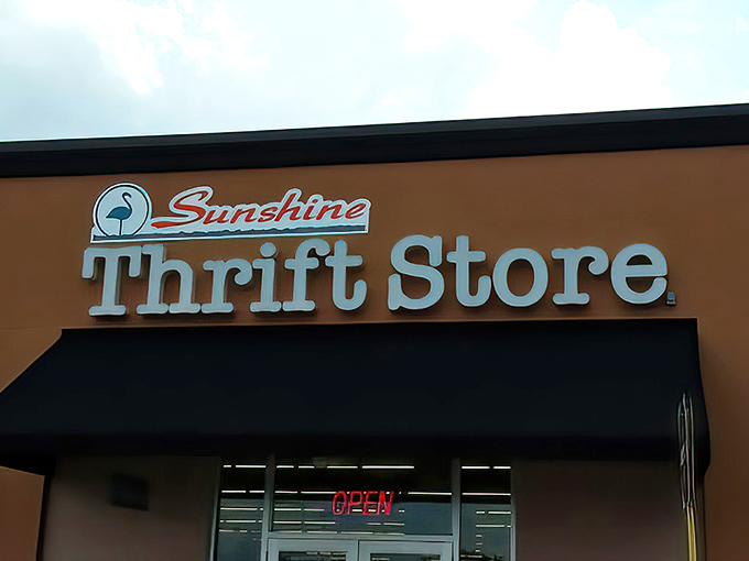 The iconic orange facade with its blue heron logo stands like a beacon of bargain hope. Florida's answer to retail therapy without the therapy bills.
