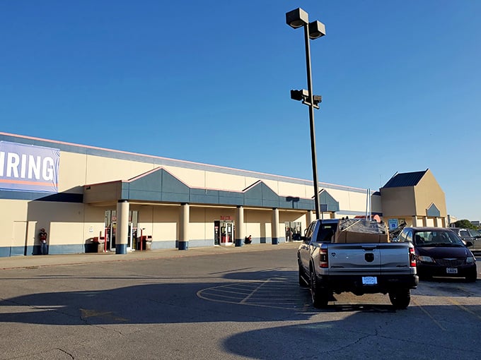 The unassuming exterior of Texas Thrift belies the wonderland of secondhand treasures waiting inside. Like a retail TARDIS&mdash;bigger on the inside than physics should allow.