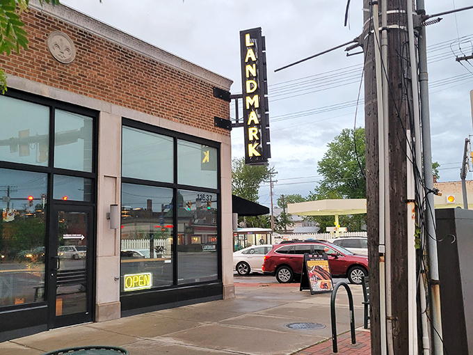 The unassuming brick exterior of Landmark Smokehouse hides Cleveland's barbecue treasure like a poker player with four aces&mdash;confident without needing to show off.