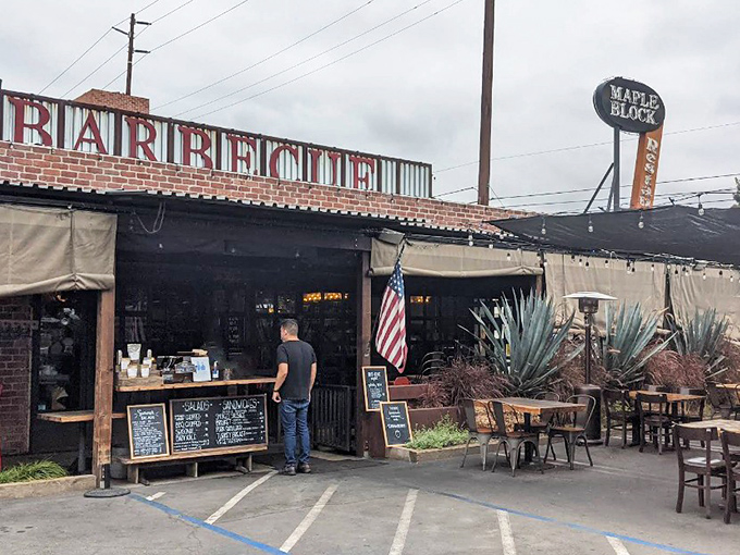 The unassuming exterior of Maple Block Meat Co. proves the old adage: never judge a barbecue joint by its cover. Smoke signals of deliciousness await inside.