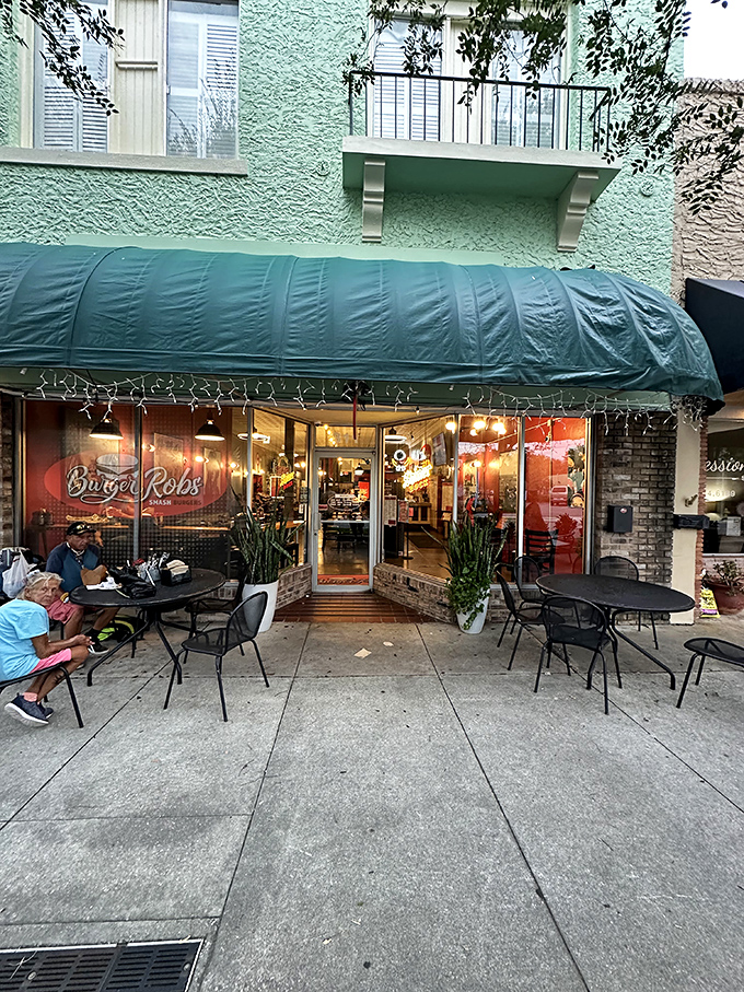 A welcoming storefront that says "abandon your diet plans, all ye who enter here" without saying a word.