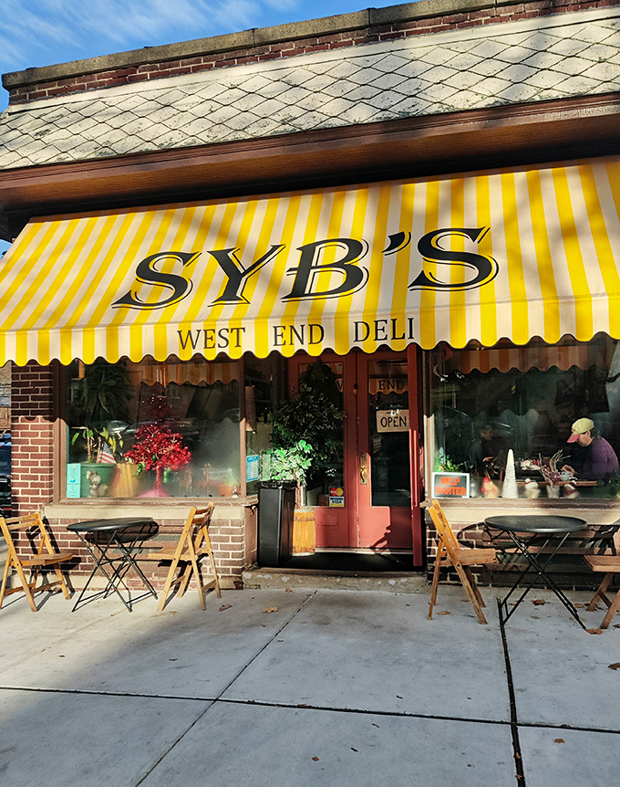 That yellow and white striped awning isn't just decoration&mdash;it's a beacon of sandwich salvation in Allentown's West End. Like finding the golden ticket to Charlie's chocolate factory, but for grown-ups who prefer pastrami.