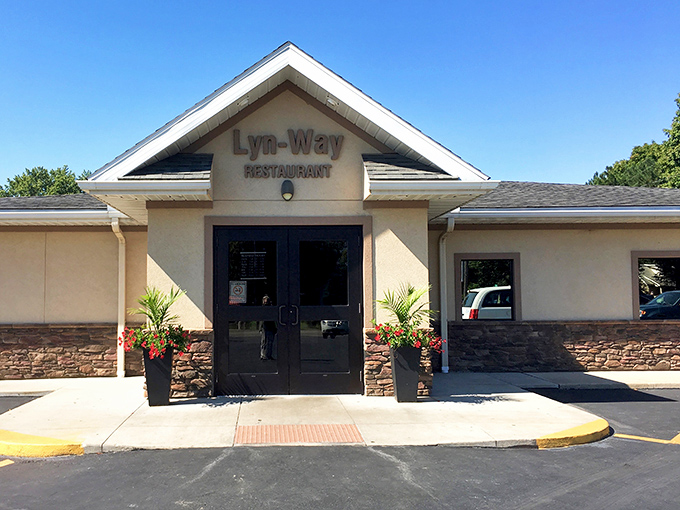The unassuming facade of Lyn-Way Restaurant stands like a beacon of comfort food promise in Ashland. No Michelin stars needed when you've got local hearts.