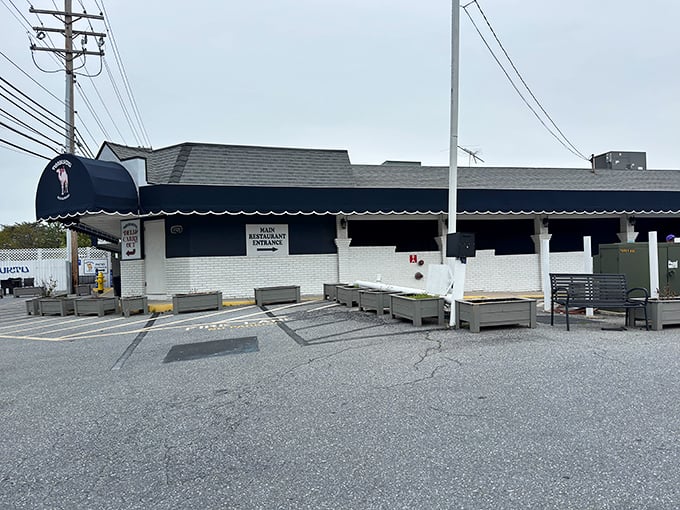 Don't judge this culinary book by its cover! Behind this unassuming white brick exterior lies one of Maryland's most beloved seafood destinations.