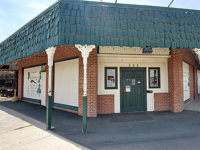 The unassuming corner brick building with its distinctive green-tiled facade holds culinary treasures that belie its modest exterior. Ontario's best-kept secret awaits.