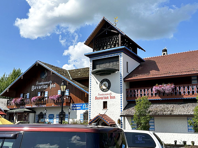 The Bavarian Inn's storybook exterior isn't just for show&mdash;it's your first hint that you've left Michigan and stumbled into a slice of Alpine paradise.