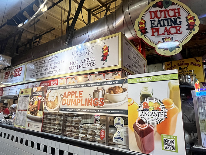 That iconic sign says it all: Hot Apple Dumplings and Homemade Lemonade&mdash;the Pennsylvania Dutch comfort food promises that keep locals coming back.