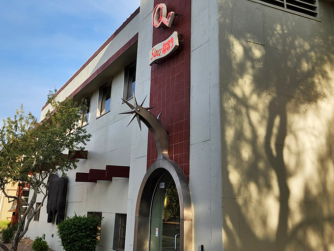 Modest exterior hides culinary treasures - sometimes the best restaurants look like office buildings.