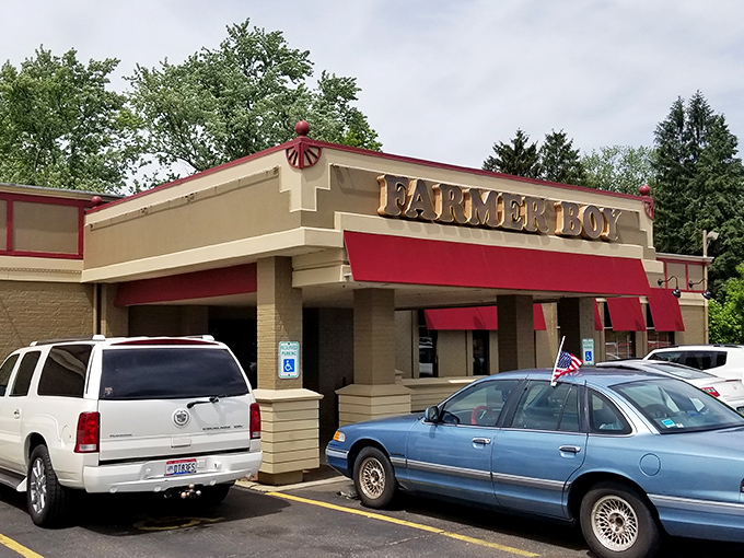 The unassuming exterior of Farmer Boy Restaurant on Canton Road hides culinary treasures within. Like finding a Picasso at a yard sale, this place proves appearances can be deliciously deceiving.