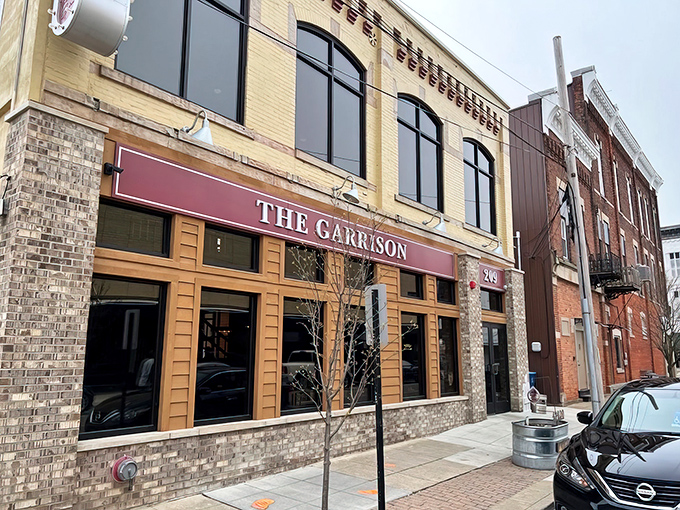 The golden-bricked fa&ccedil;ade of The Garrison stands like a culinary fortress on Fremont's Garrison Street, its burgundy awning beckoning hungry travelers inside.