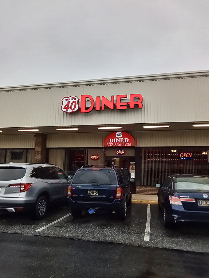 The unassuming storefront of Route 40 Diner stands like a beacon for hungry travelers &ndash; proof that culinary treasures often hide in plain sight.