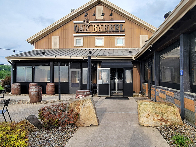 Daylight reveals the rustic charm that makes this Valley View treasure feel like the sophisticated barn raising you've always wanted to attend.
