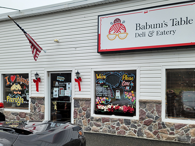 The unassuming exterior of Babuni's Table hides culinary treasures within, like finding a Polish grandmother secretly cooking in the Poconos.