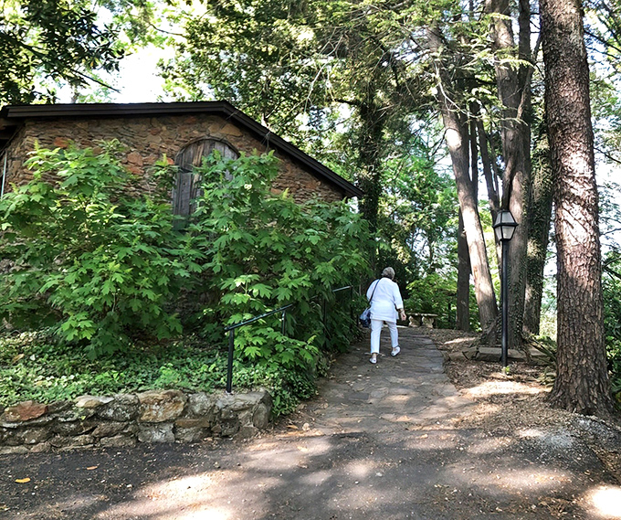 A stone cottage nestled among towering trees isn't your typical restaurant entrance&mdash;it's the beginning of a culinary fairy tale in Greenville.