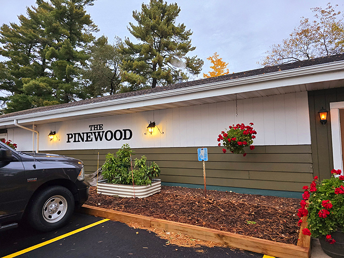The unassuming exterior of Pinewood Supper Club hides culinary treasures within, like finding a Packers ticket in last year's winter coat.