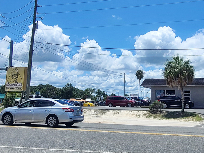 The unassuming yellow sign beckons like a lighthouse for hungry souls. Grannie's Country Cookin' proves that culinary treasures often hide in plain sight.